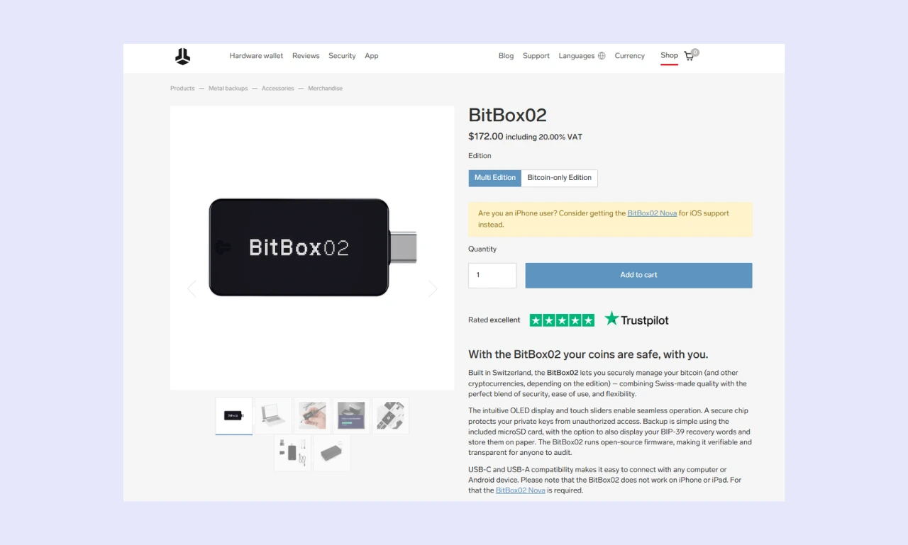 Bitbox Review 2026 - Can BitBox Wallet be Hacked?